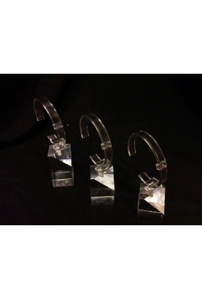 Standmarket Saat Standı 3'lü Set Pleksi Önü Kesik Model Standmarket Saat Standı 3'lü Set Pleksi Önü Kesik Model