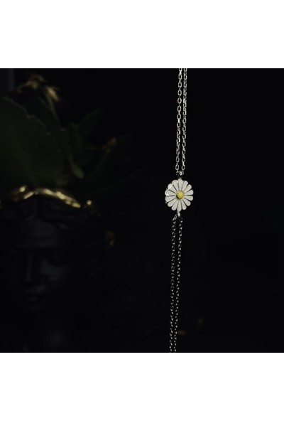 Wena Jewelry 925 Ayar Gümüş Papatya Desenli Bileklik Wena Jewelry 925 Ayar Gümüş Papatya Desenli Bileklik