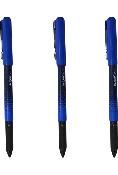 Liqeo Sign Gel Pen 1.0 mm Imza Kalemi Mavi 3 Adet