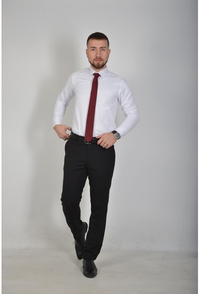 Önkal Gömlek Klasik Kesim Altınyıldız Kumaş Erkek Pantolon