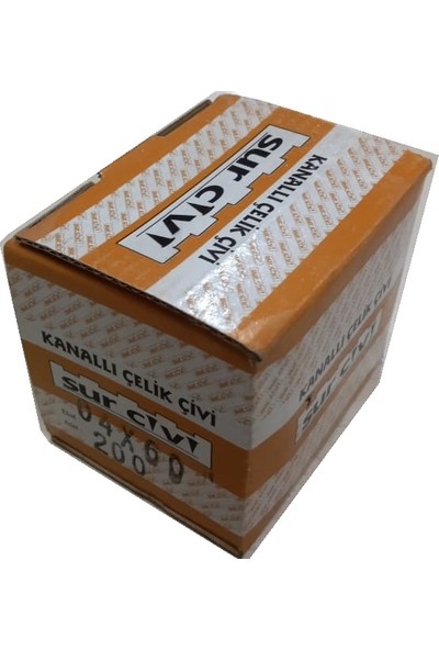 Sur Çelik Sur Beton Çivisi 4*60 mm (200 Adet)
