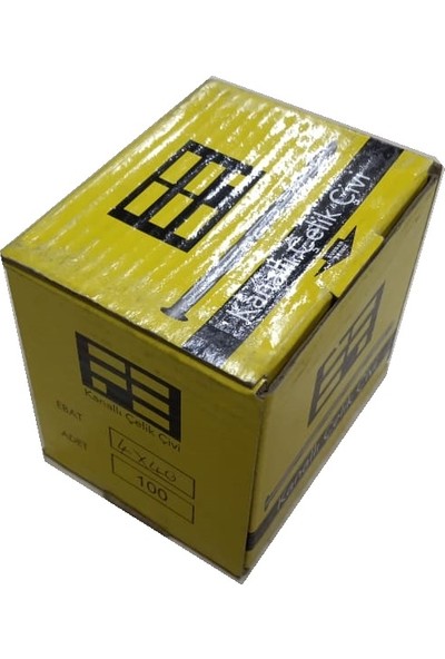 Kula Kanallı Beton Çivisi 4*40 mm (100 Adet) Kula Kanallı Beton Çivisi 4*40 mm (100 Adet)