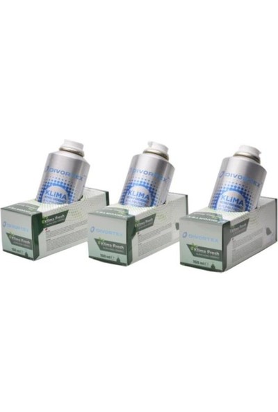 Divortex Klima Fresh - Temizleyici - Yeşil Elma 3 x 150 ml Divortex Klima Fresh - Temizleyici - Yeşil Elma 3 x 150 ml