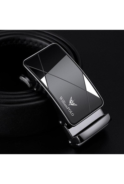 William Polo Mekanizmalı Hakiki Deri Siyah Şık Italyan Kemer William Polo Mekanizmalı Hakiki Deri Siyah Şık Italyan Kemer