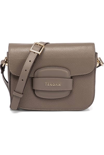 Tergan Kahverengi Deri Kadın Çanta 79781D5M