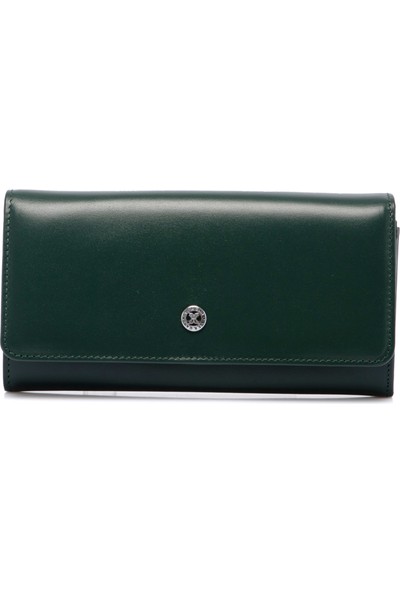 Tergan K.yeşil Deri Kadın Cüzdanı 05584P1G