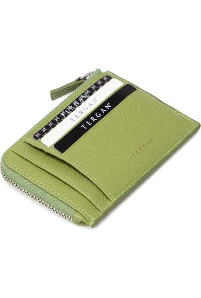 Tergan Yeşil Deri Unisex Kredi Kartlık 00265G8Z