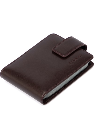 Tergan Bordo Deri Unisex Kredi Kartlık 01512T37