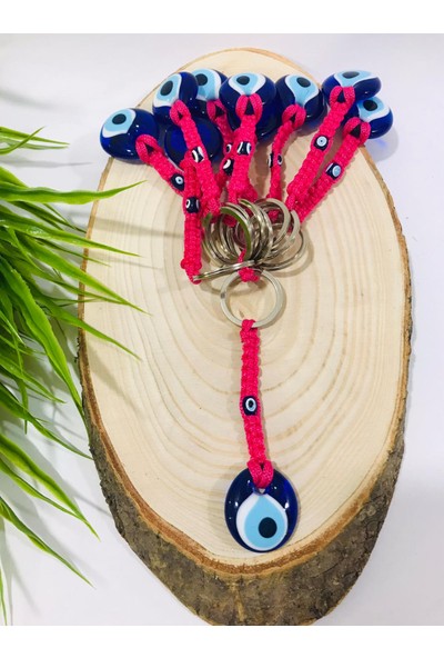 Erdoğan Hobi 10 Adet Pembe El Örgüsü El Emeği Nazar Anahtarlık Erdoğan Hobi 10 Adet Pembe El Örgüsü El Emeği Nazar Anahtarlık