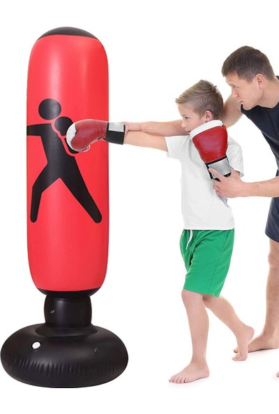 Piyop Şişme Çocuk Boks Standı
