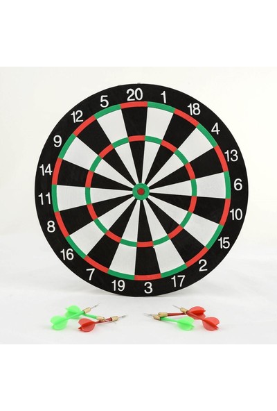 Özder İletişim Çift Taraflı 40 cm Dart Tahtası ve 6 Adet Ok Özder İletişim Çift Taraflı 40 cm Dart Tahtası ve 6 Adet Ok