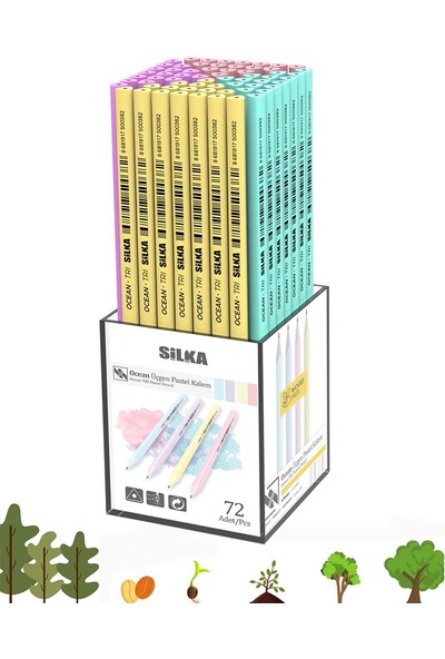 Kaly Üçgen Pastel Kurşun Kalem 72'li Kaly Üçgen Pastel Kurşun Kalem 72'li