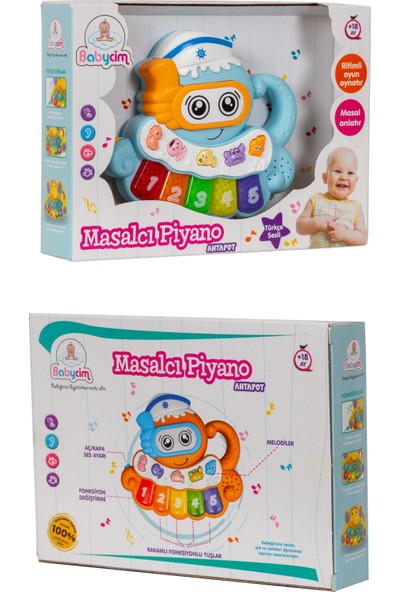 King Toys Masalcı Piyano Ahtapot