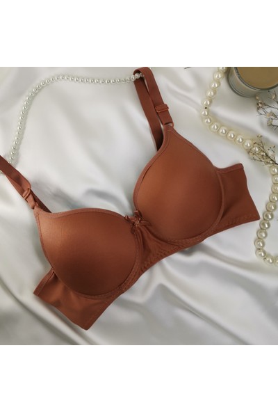 Muse Tasarım Muse Lady Kadın Kiremit Rengi Destekli Sütyen