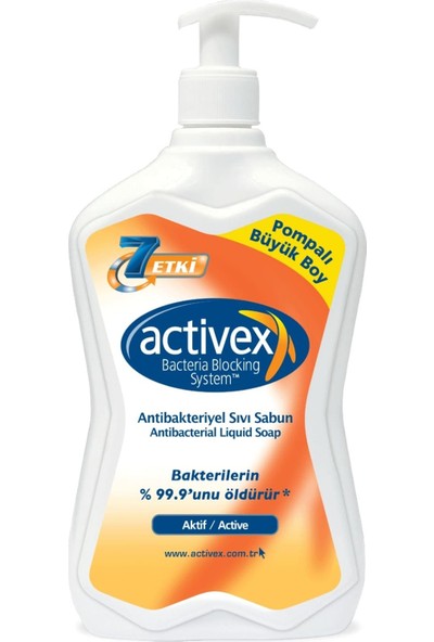 Activex Antibakteriyel Sıvı Sabun Aktif 700 ml Activex Antibakteriyel Sıvı Sabun Aktif 700 ml