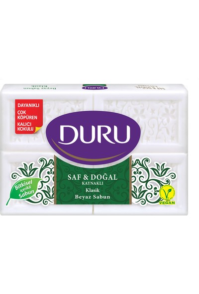Duru Saf&Doğal Kaynaklı Kalıp Sabun Klasik 600 gr Duru Saf&Doğal Kaynaklı Kalıp Sabun Klasik 600 gr