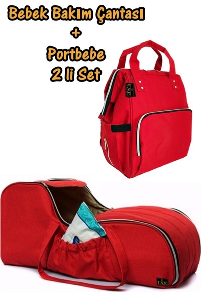 U.S.F Portbebe Ana Kucağı ve Bebek Bakım Çantası İkili Set U.S.F Portbebe Ana Kucağı ve Bebek Bakım Çantası İkili Set
