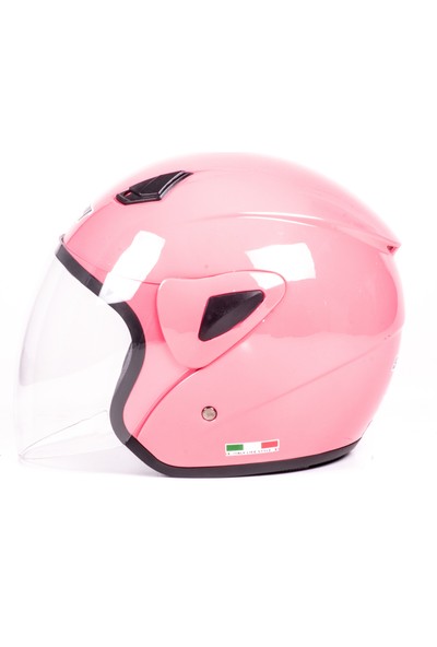 Sway Sw 706 Pembe Yarım Kask - M