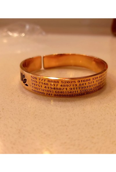 SkyFeel Kadim Sayılar Grabovoi Sayı Sekansları Sonsuzluk ve Yaşam Çiçeği Bakır Şans Bilekliği