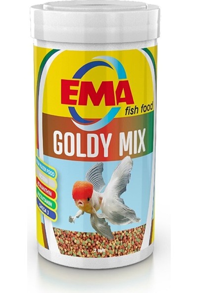 Armatürk Ema Goldy Natural Mix Balığı Yemi 250 ml Armatürk Ema Goldy Natural Mix Balığı Yemi 250 ml