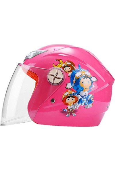 Dfg Yarım Model Çocuk Kaskı - Pembe