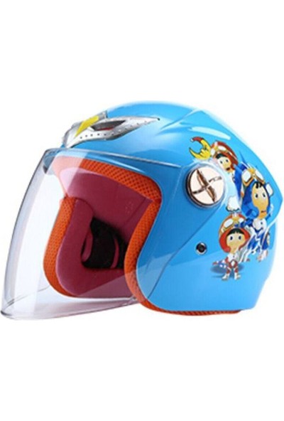 Dfg Yarım Model Çocuk Kaskı - Mavi