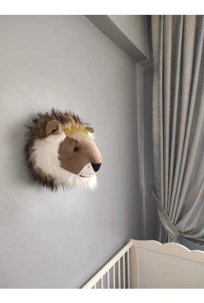 Rose Baby Decor Rose Baby decor Aslan Büstü Duvar Dekoru/çocuk Odası Dekorasyonu Rose Baby Decor Rose Baby decor Aslan Büstü Duvar Dekoru/çocuk Odası Dekorasyonu