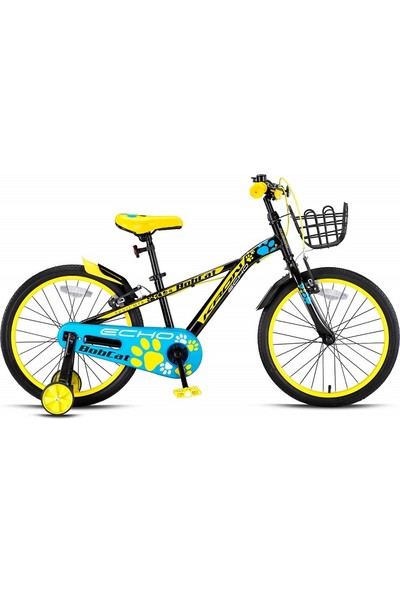 Kron Bobcat 20 Jant Çocuk Bisikleti Siyah-Sarı-Beyaz-Mavi
