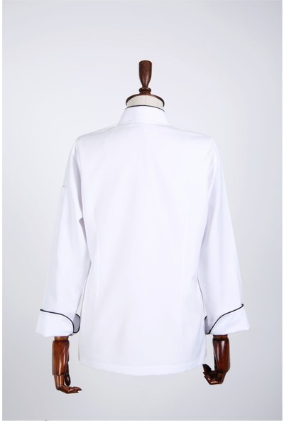 My Chef Eko Model Kadın Beyaz Aşçı Ceketi