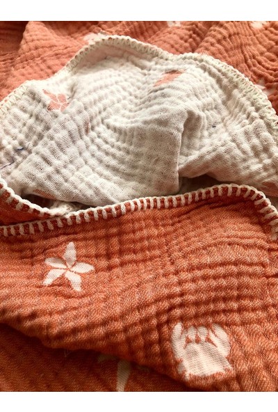 Şule Butik 4 Katlı Müslin Bebek ve Çocuk Örtüsü