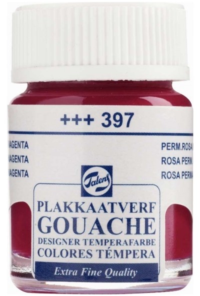 Talens Guaj 16 ml Permanent Rose Magenta 397 Talens Guaj 16 ml Permanent Rose Magenta 397