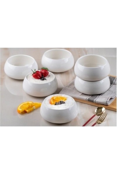 Acar Porselen Bombeli Kase 6 Lı 10.5 cm PORJ12105