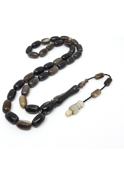 Neyhane Tesbih & Gümüş Buffalo Boynuzu Sistem Püsküllü Kapsül Kesim