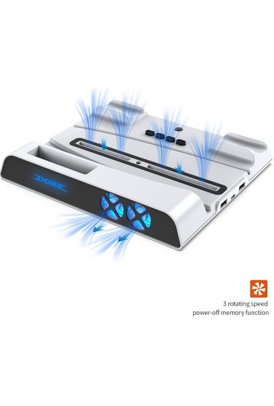 Dobe Ps5 Multifonksiyonel Fanlı Stand Harici HDD Girişli Göstergeli Playstation 5 Dobe Ps5 Multifonksiyonel Fanlı Stand Harici HDD Girişli Göstergeli Playstation 5