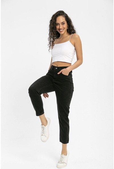 Şimal Kadın Yüksek Bel Jean Pantolon