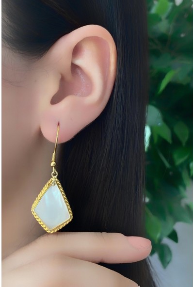 Birinci1926 Sedefli İnci Küpe