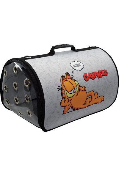 Garfield Büyük Boy Kedi Taşıma Çantası Gri 50 x 31 x 28 cm