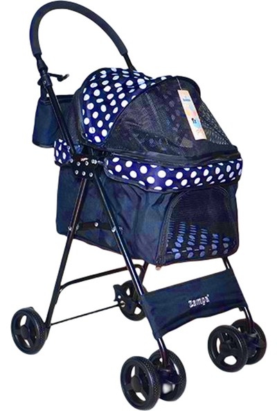 Zampa Perez Kedi Köpek Arabası Lacivert 42 x 63 x 89 cm Zampa Perez Kedi Köpek Arabası Lacivert 42 x 63 x 89 cm