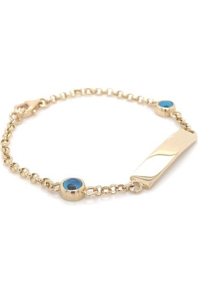 Zümrüt Sarraf 14 Ayar Yesıl Atın Çocuk Göz Figürlü Plaka Künye Zümrüt Sarraf 14 Ayar Yesıl Atın Çocuk Göz Figürlü Plaka Künye