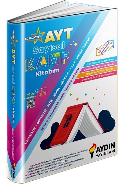 Aydın Yayınları AYT 2022 Sayısal Kamp (Ciltli)