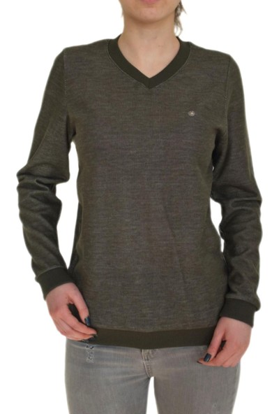 Naykı Bayan V Yaka Sweatshirt BGLNT86940