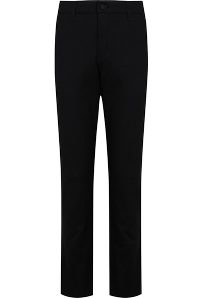 Hatemoğlu Siyah Desenli Regular Fit Kanvas Pantolon Hatemoğlu Siyah Desenli Regular Fit Kanvas Pantolon