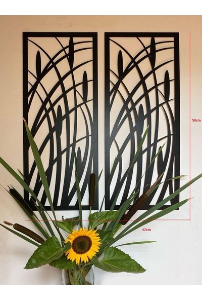 Ikili Çiçek Set Mdf Tablo