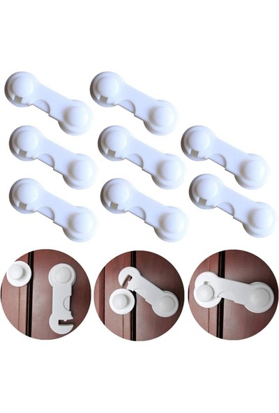 Toscow 15 Adet Çocuk Bebek Dolap Güvenlik Koruyucu Emniyet Kilidi