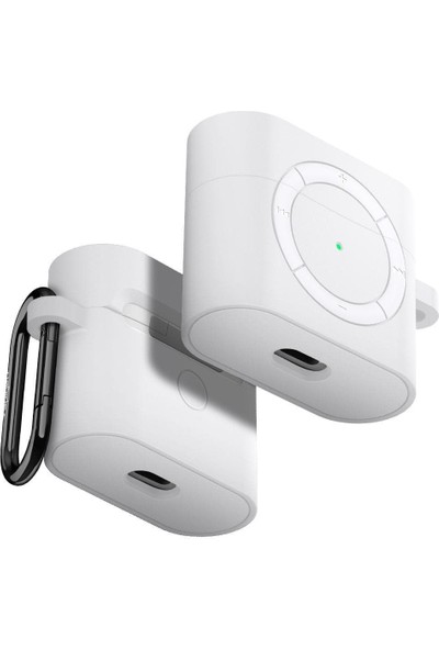 Spigen Apple AirPods 3. Nesil (2021) Kılıf Classic Shuffle White - ASD02213