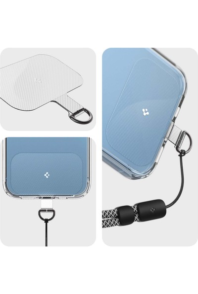 Spigen Universal ConTag Strap Askı iP Aparatı - AFA03433 Spigen Universal ConTag Strap Askı iP Aparatı - AFA03433