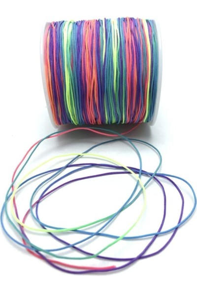 Sermet Süs Dünyası 50 Mt.paraşüt Ipi Bileklik Ipi Ebruli 0,8 Mm'lik Sermet Süs Dünyası 50 Mt.paraşüt Ipi Bileklik Ipi Ebruli 0,8 Mm'lik