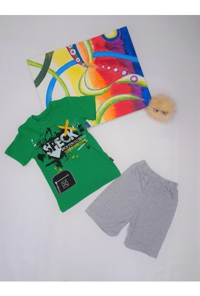 Elite Kids Fashion & Accessory Erkek Çocuk Yazlık T-Shirt - Şort Takım