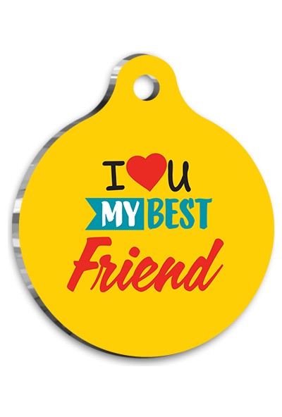 Altın Pati Best Friend Kedi Köpek Künyesi