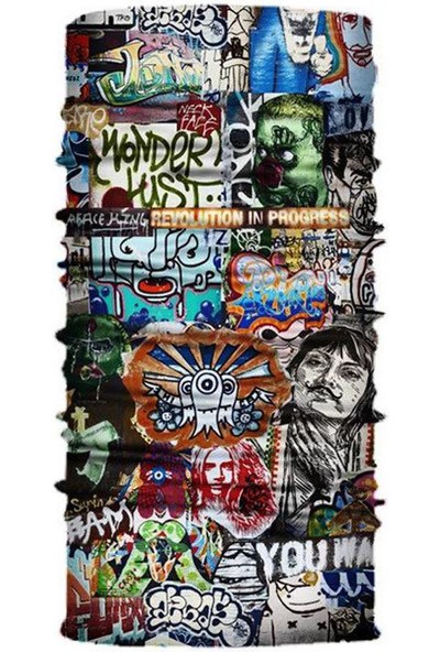 Knmaster Buff Blue Graffiti Bisiklet Motosiklet Outdoor Çok Amaçlı Bandana Boyunluk Knmaster Buff Blue Graffiti Bisiklet Motosiklet Outdoor Çok Amaçlı Bandana Boyunluk